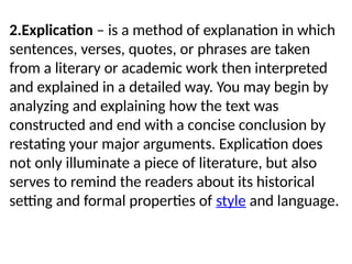 Definition, Clarification and Explication in EAPP | PPTX