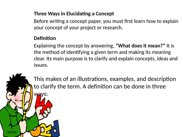 Definition, Clarification and Explication in EAPP | PPTX | Science