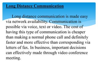 Definition & importance | PPTX | Computer Networking | Computing