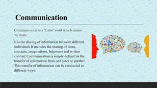 Definition menaning and scope of communication and Language | PPTX