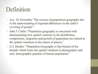 Population Definition