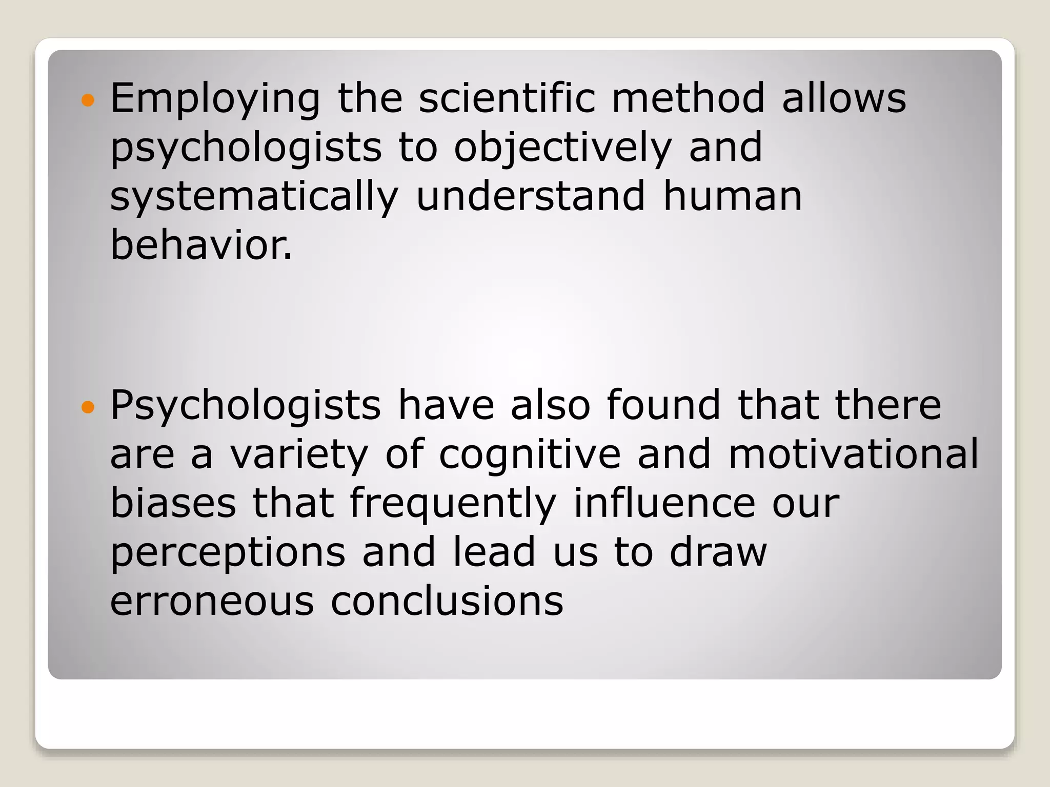 Introduction to Psychology | PPT