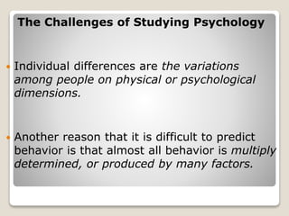 Introduction to Psychology | PPTX