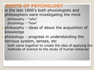 Introduction to Psychology | PPTX