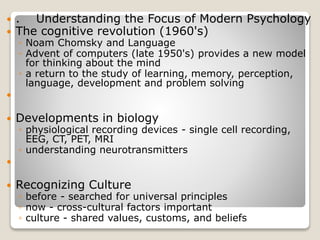 Introduction to Psychology | PPT
