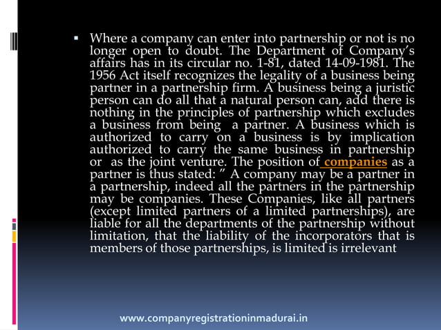 Definition of a company | PPT
