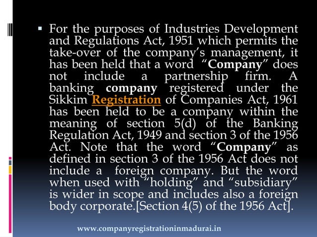 Definition of a company | PPT