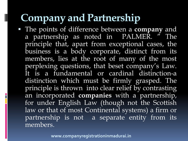 Definition of a company | PPT