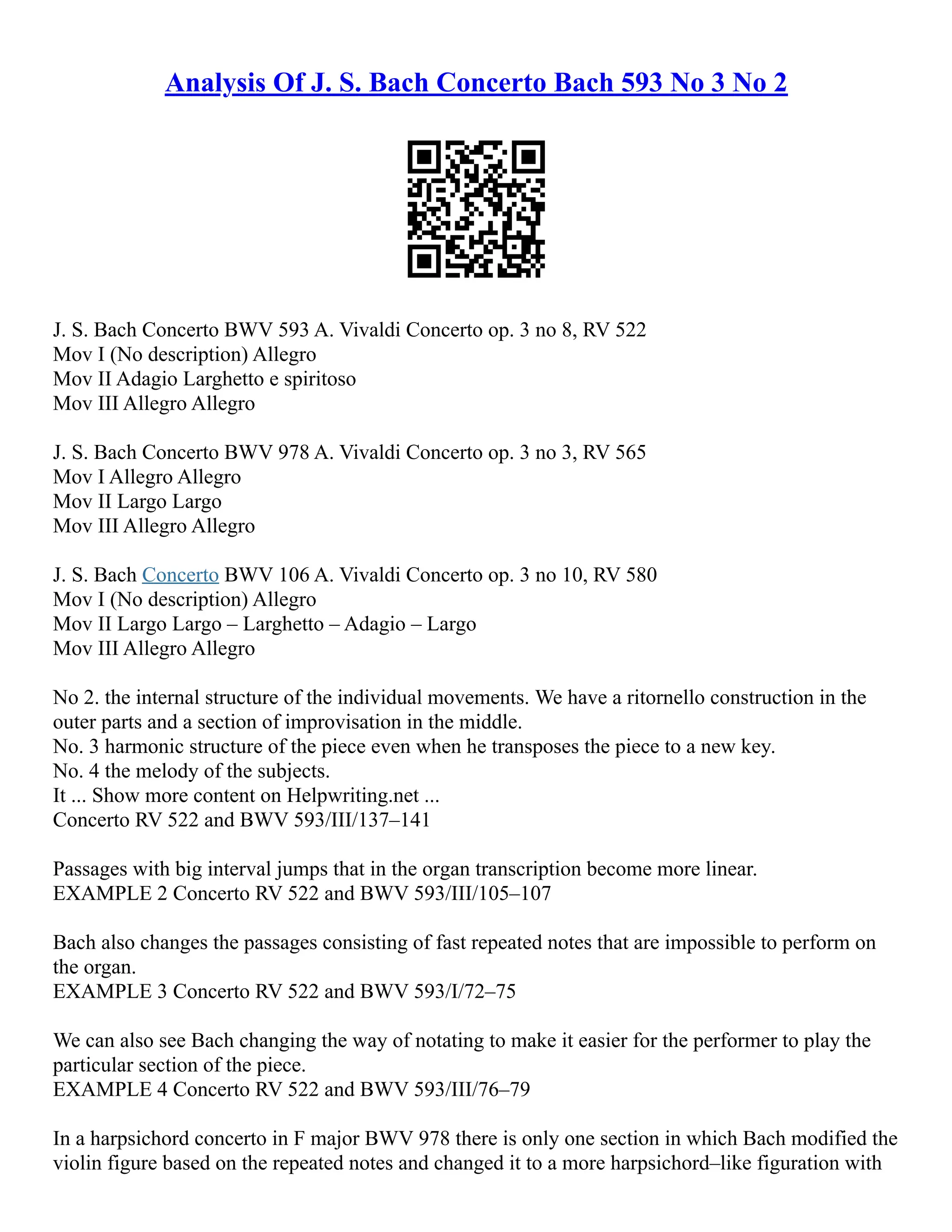 Definition Of A Concerto | PDF | Musicals | Genres