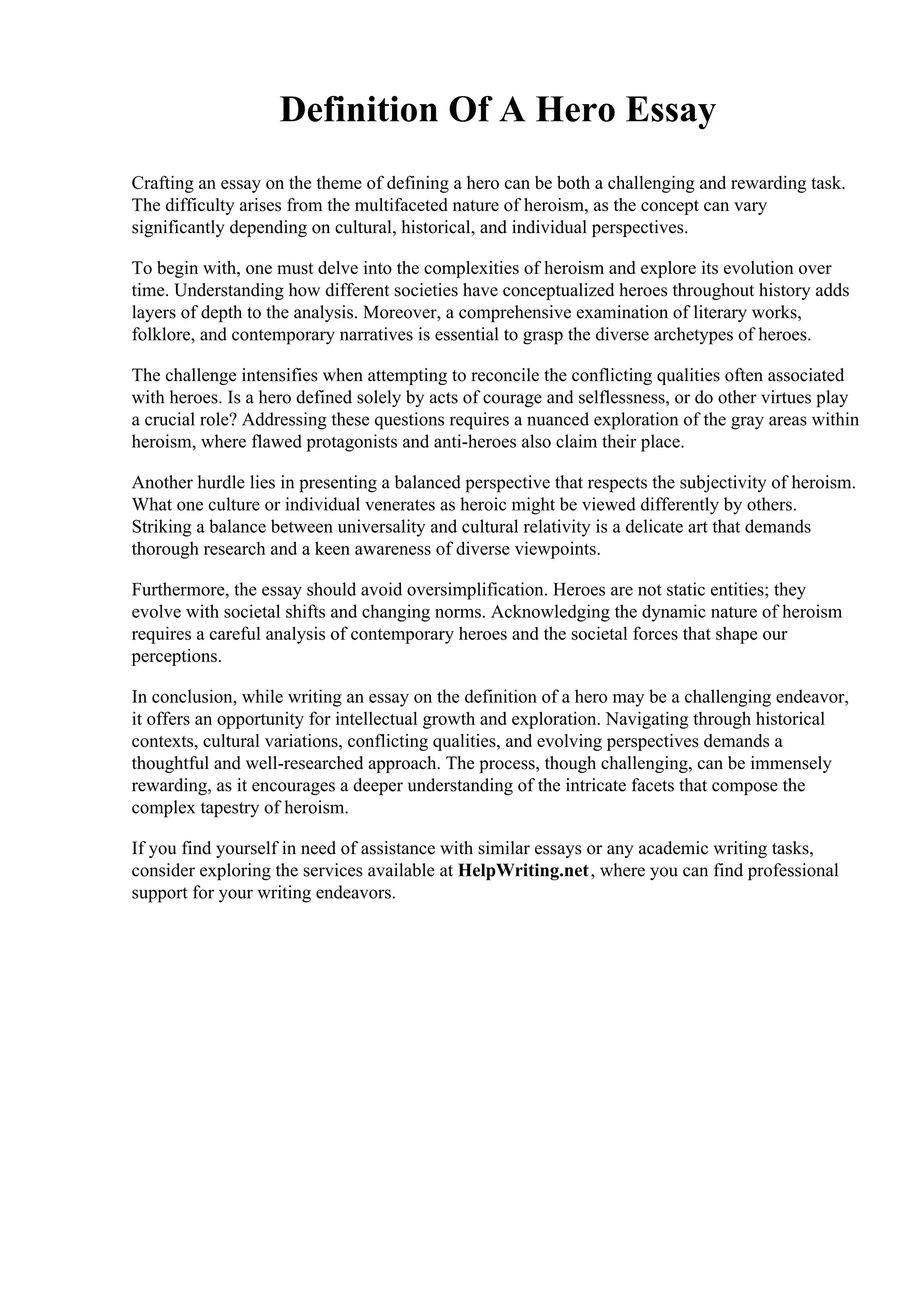 Definition Of A Hero Essay.pdf