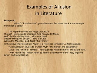 Definition of allusion | PPT