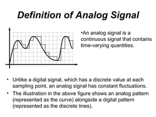 Introduction to Analog signal | PPT | Free Download