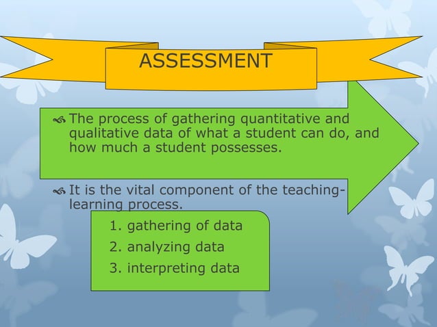 Definition of Assessment, | PPTX