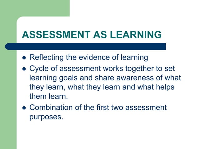 Definition of Assessment, | PPTX