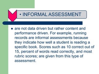 Definition of Assessment, | PPTX