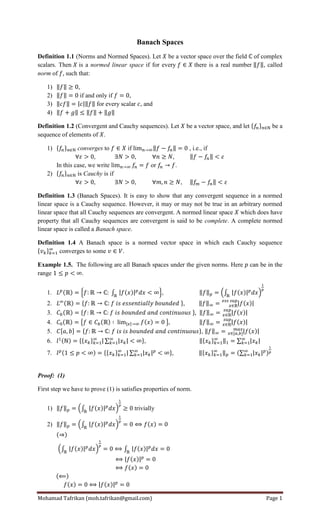 Definition Of Banach Spaces Pdf Maps And Navigation