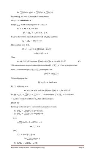 Definition of banach spaces | PDF