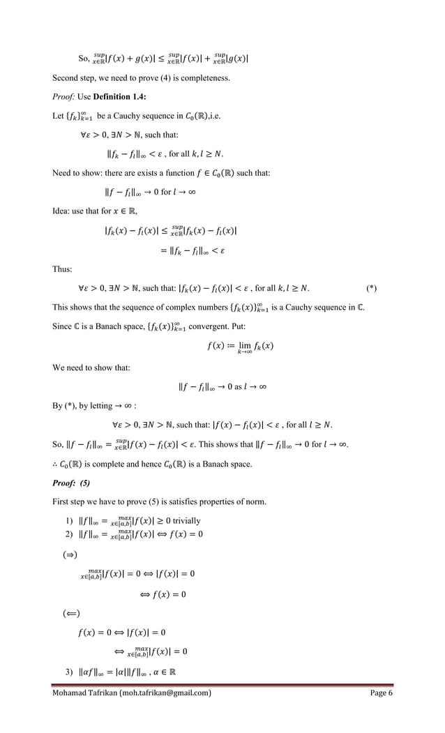 Definition of banach spaces | PDF | Maps & Navigation