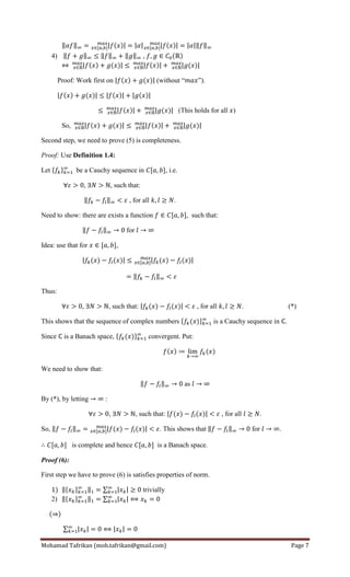 Definition of banach spaces | PDF