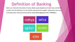 Business Besides the Basic Functions of a Banker | PPTX