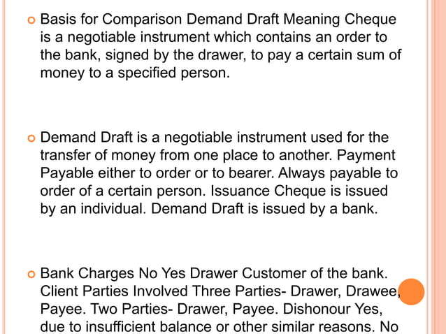 Definition of Banking Instrument | PPT