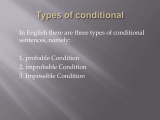 Definition of conditional | PPTX