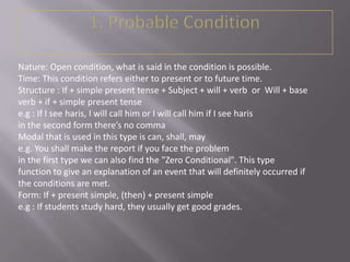 Definition of conditional | PPTX