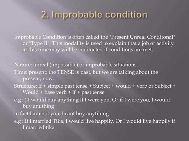 Definition of conditional | PPTX