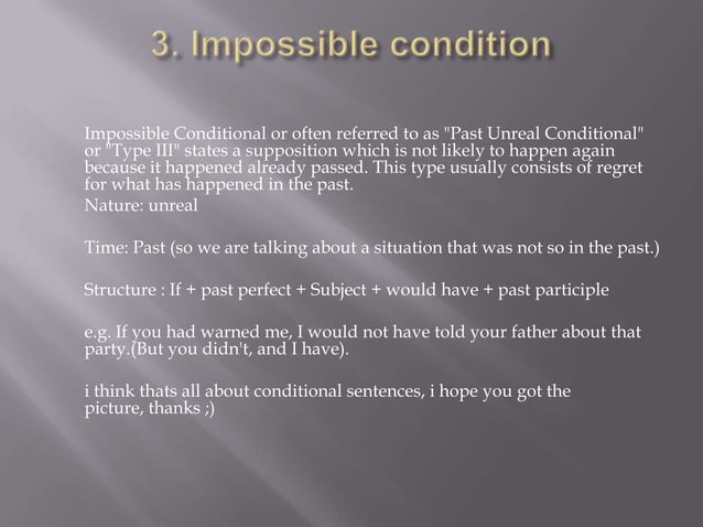 Definition of conditional | PPTX