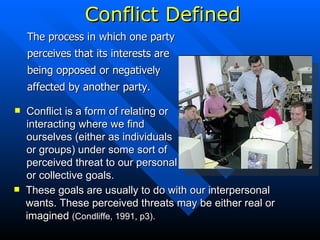 Definition Of Conflict | PPT