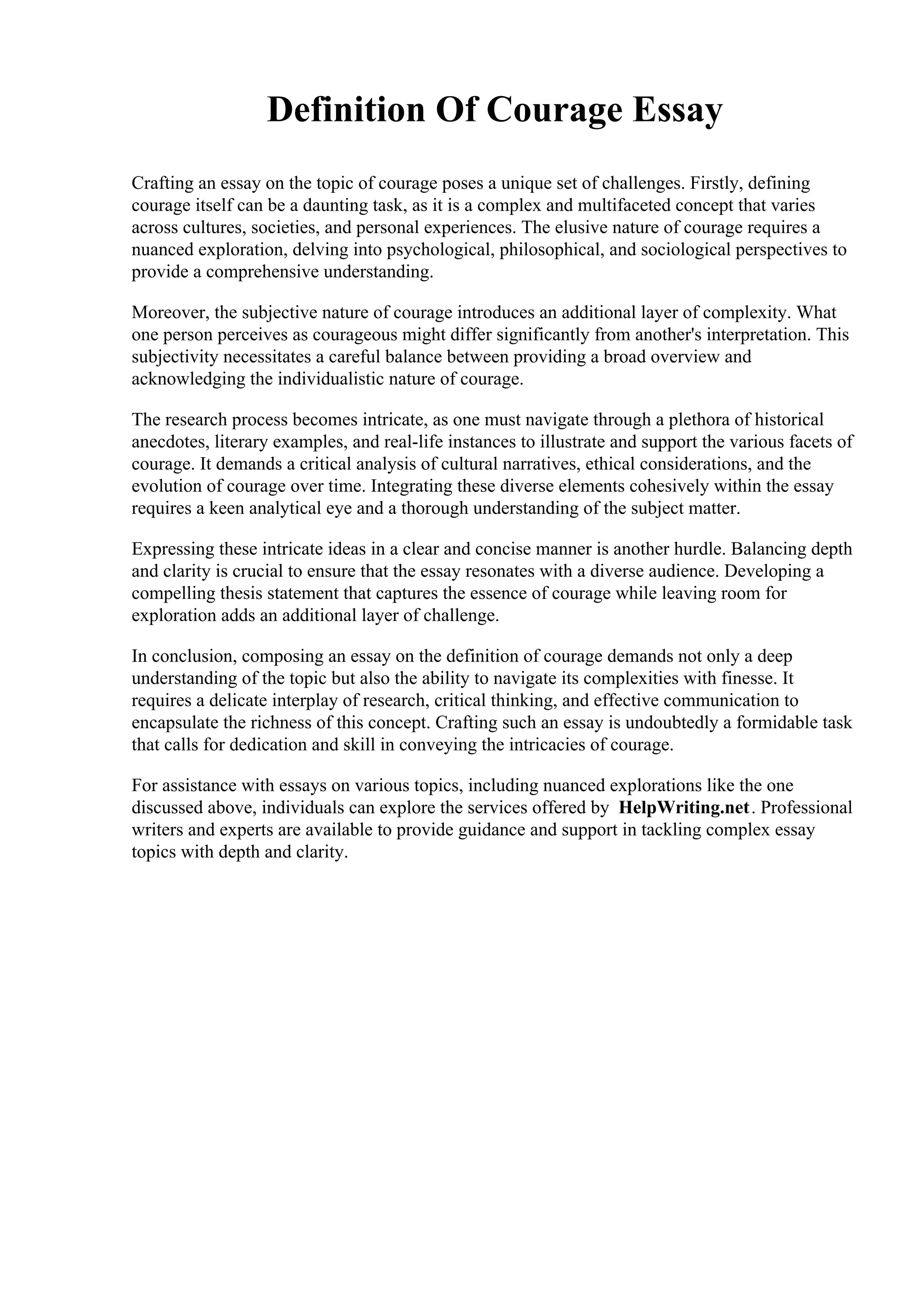 Definition Of Courage Essay.pdf