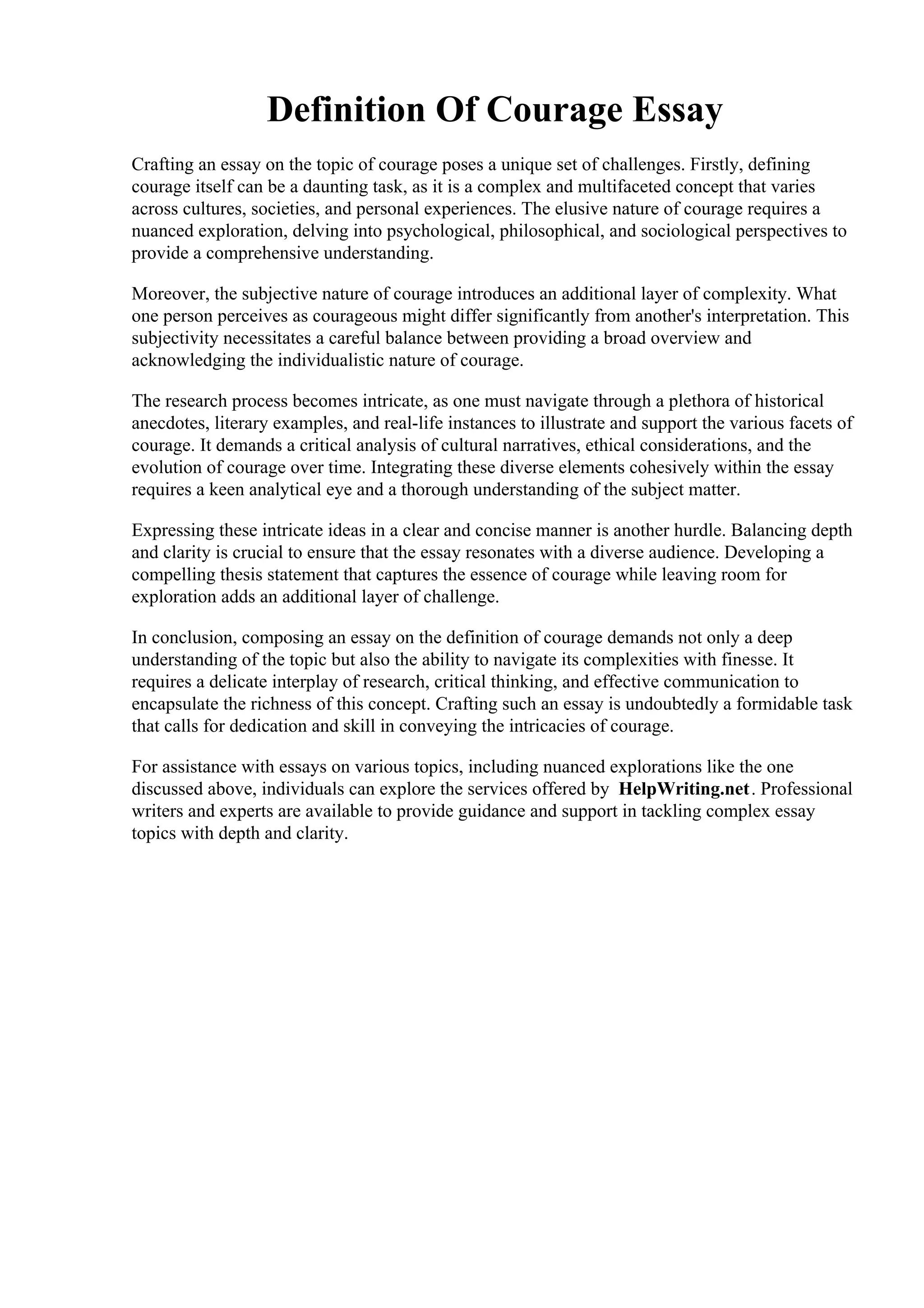 Definition Of Courage Essay.pdf