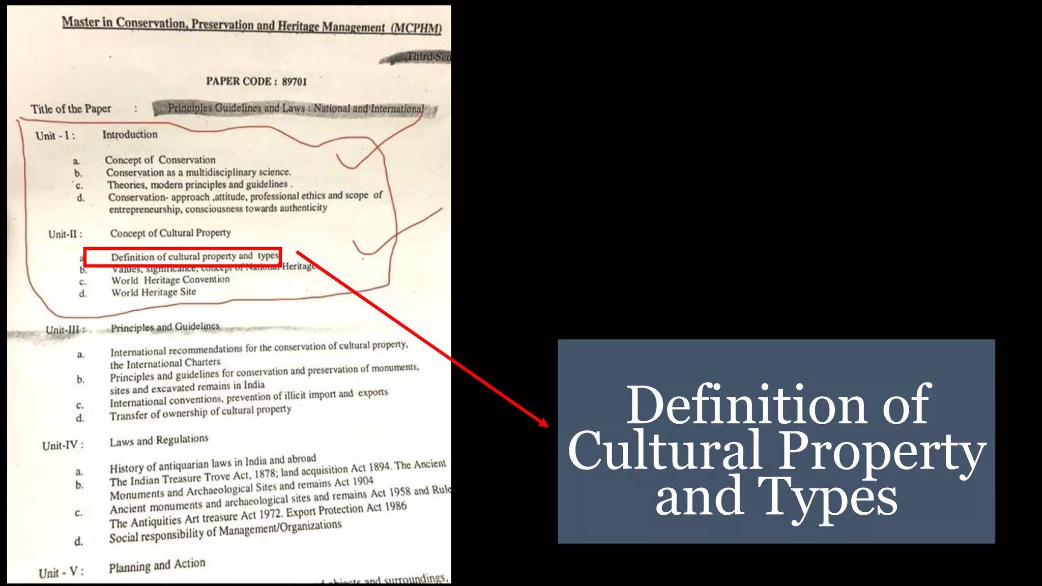 Definition of Cultural Property and Types.pptx | Antiquing and Antiques ...