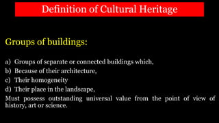 Definition of Cultural Property and Types.pptx | Antiquing and Antiques ...