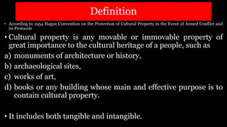 Definition of Cultural Property and Types.pptx | Antiquing and Antiques ...