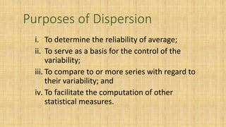 Definition of dispersion | PPT