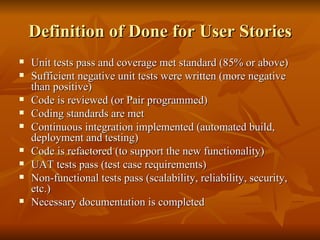 Definition Of Done | PPT