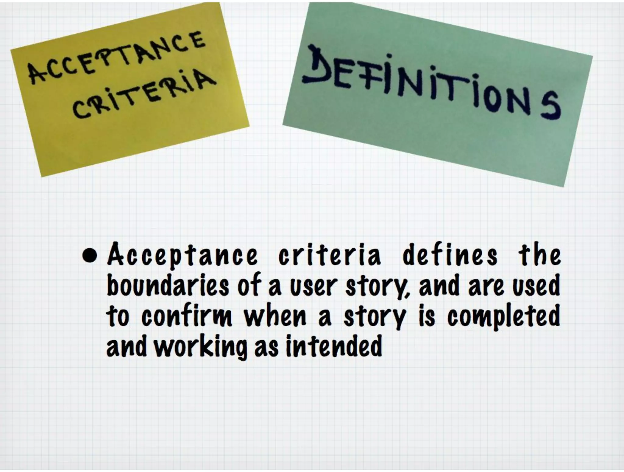 Definition of Done and Acceptance Criteria | PDF