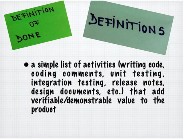 Definition of Done and Acceptance Criteria | PDF