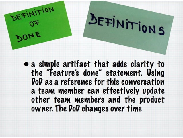 Definition of Done and Acceptance Criteria | PDF