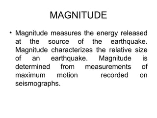 DEFINITION OF EARTHQUAKE FOR BEGINEERS AND EARTHQUAKE SPECIALIST.ppt