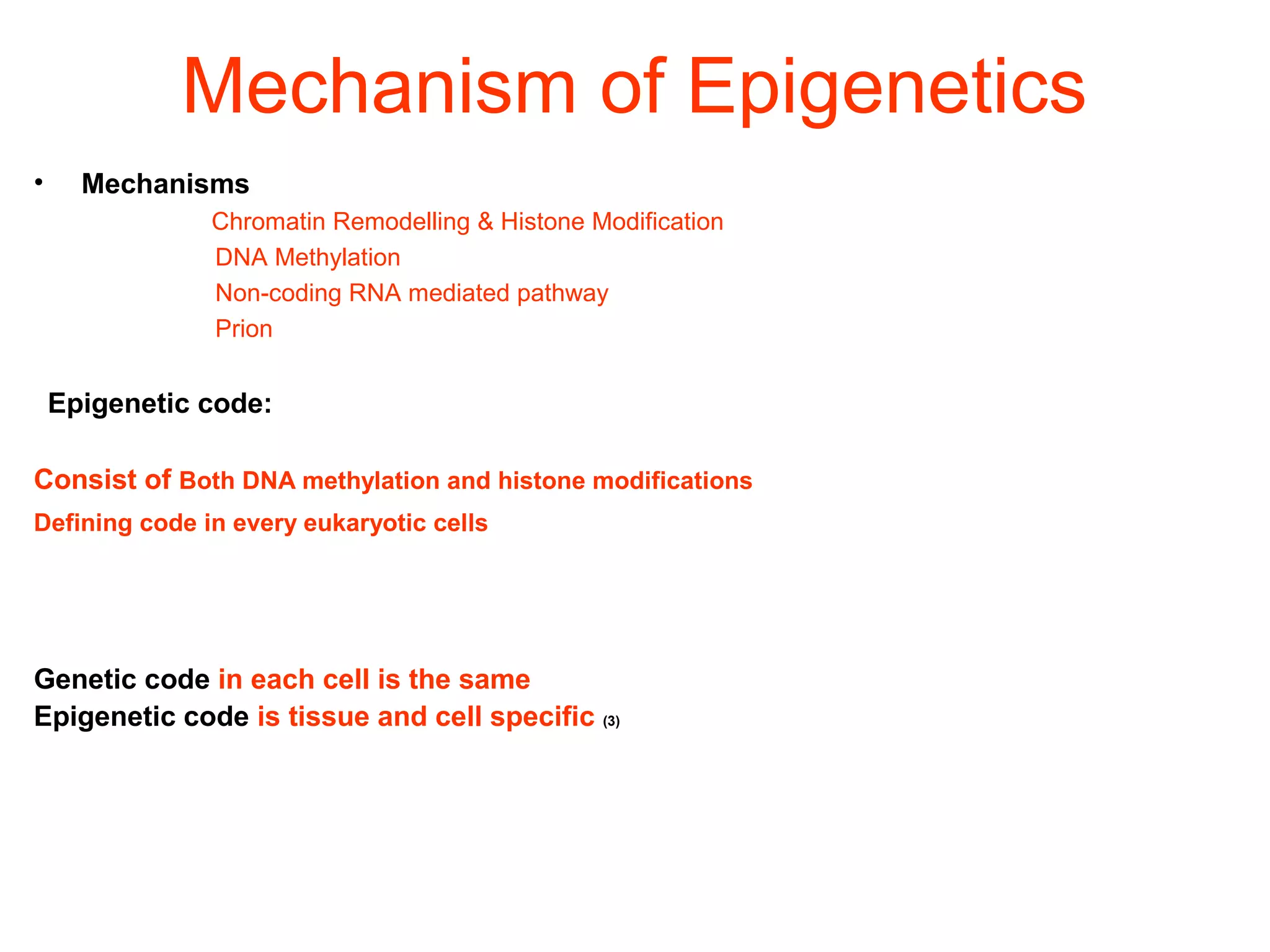 Definition of epigenetics | PPT