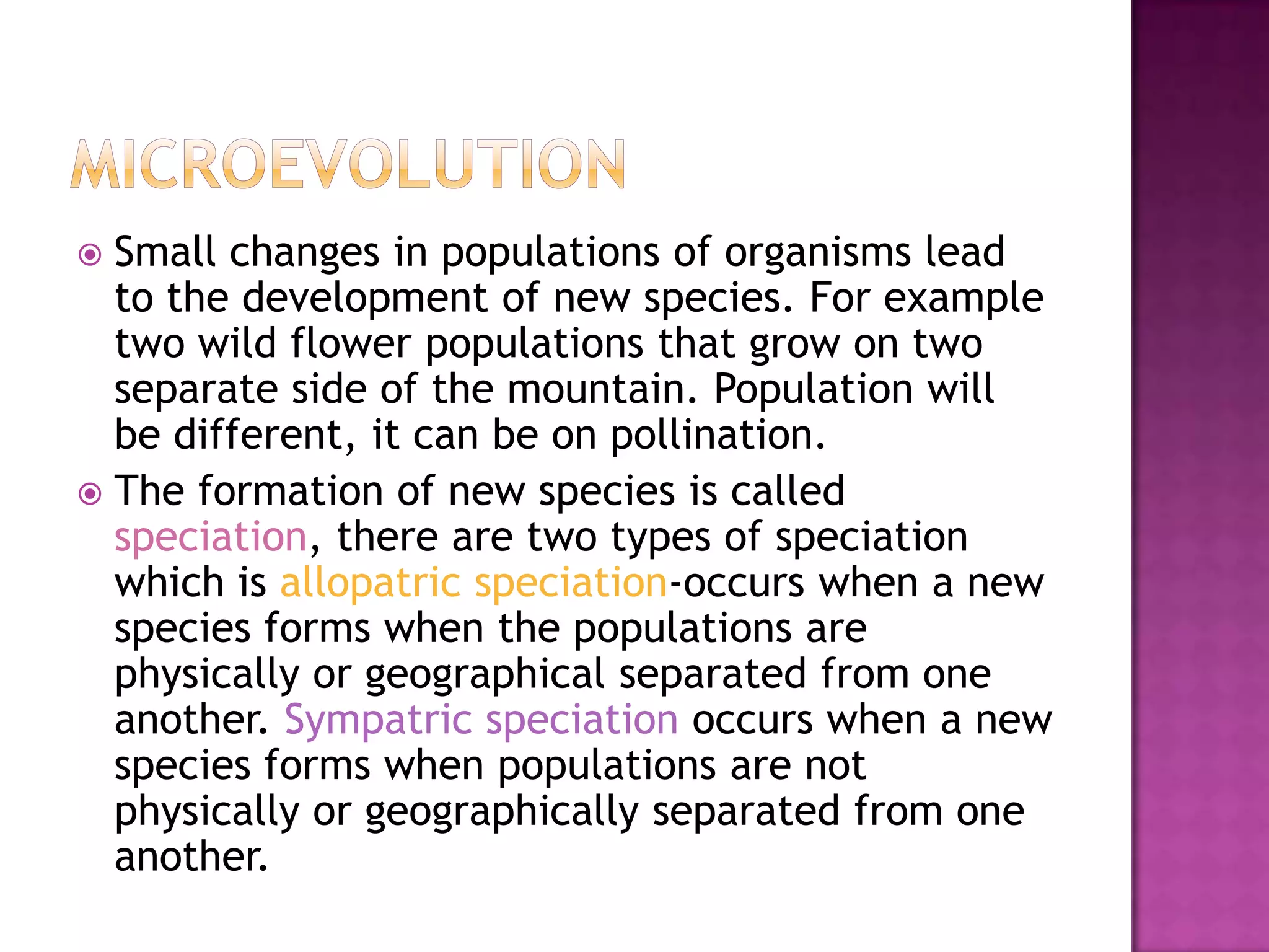 Definition of evolution | PPTX
