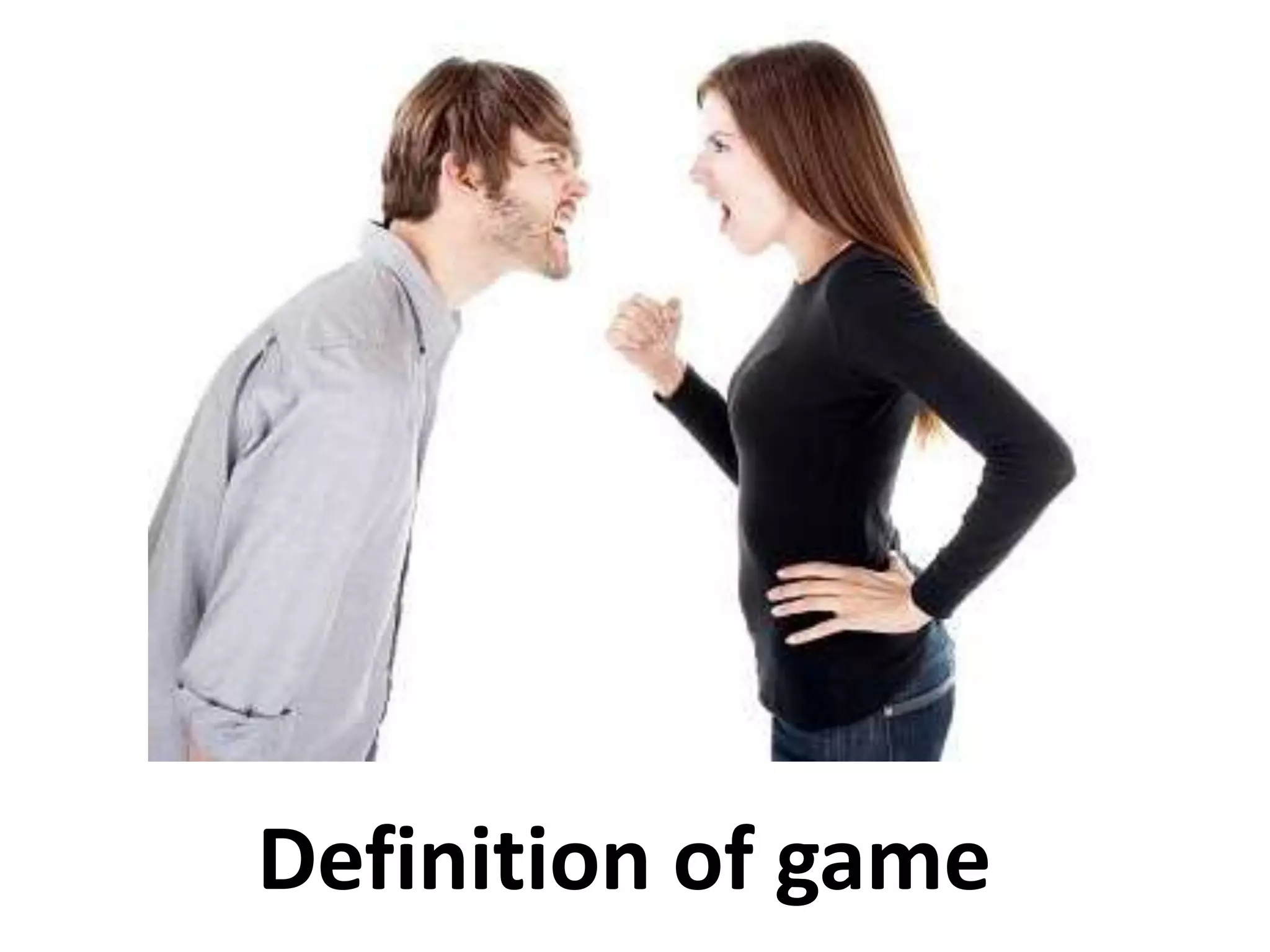 Definition of game | PPTX