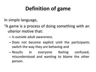 Definition of game | PPT