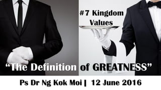Definition of greatness | PPT