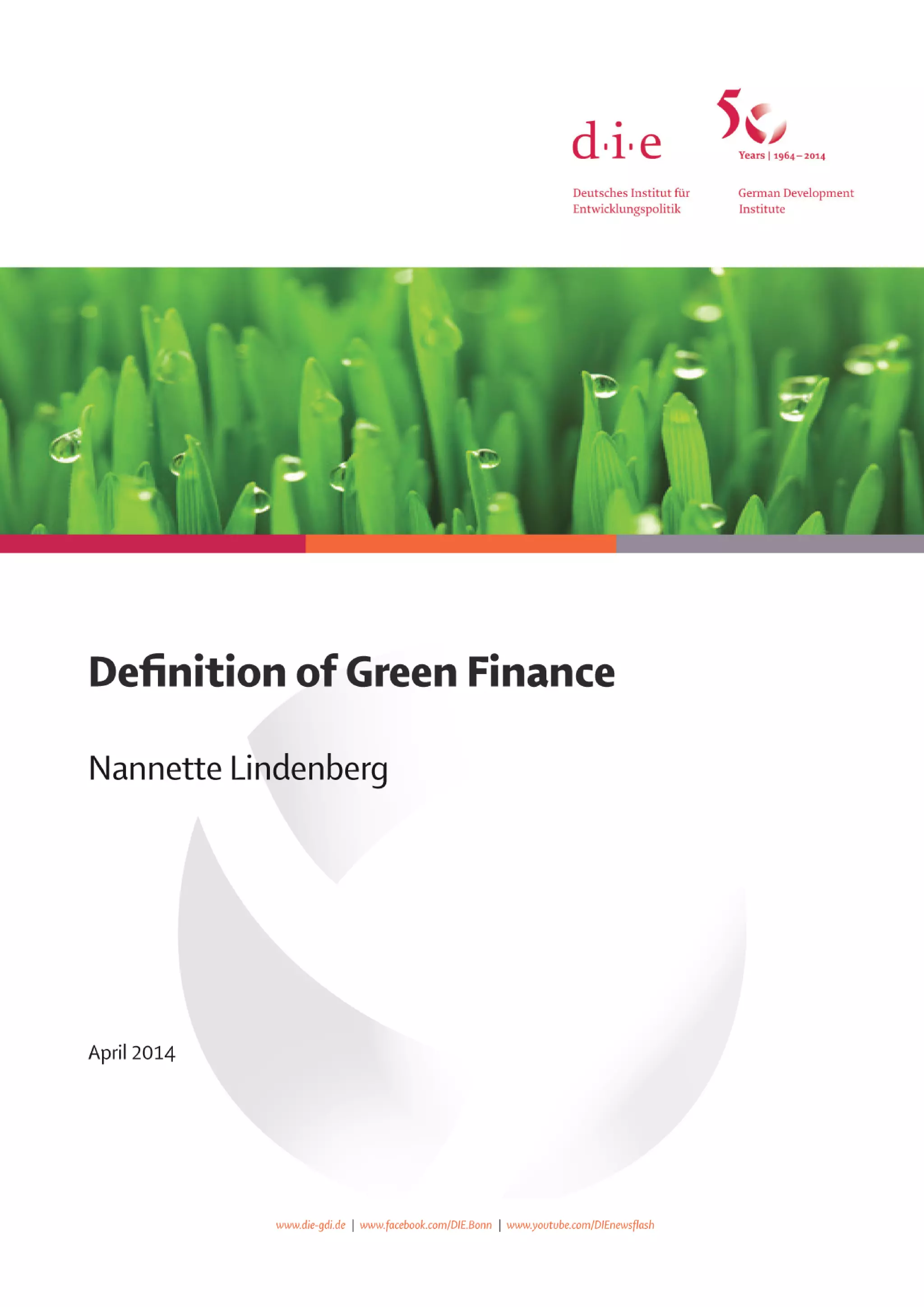 Definition of green finance | PDF | Stocks and Bonds | Personal Investing
