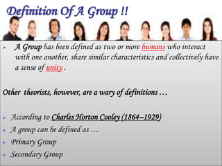 Definition of group … | PPTX