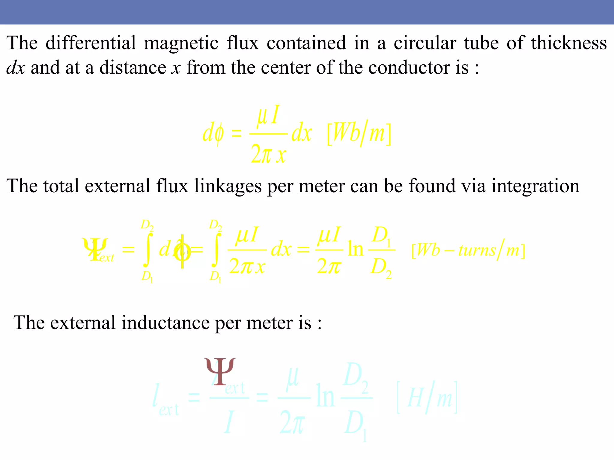 Definition of inductance, flux linkages of current carrying conductor, inductance of a single ...