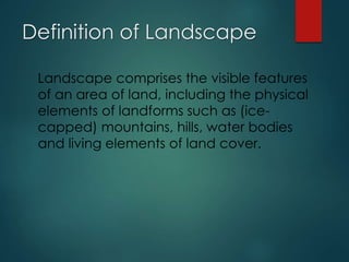 Definition of landscaping (1) | PPTX